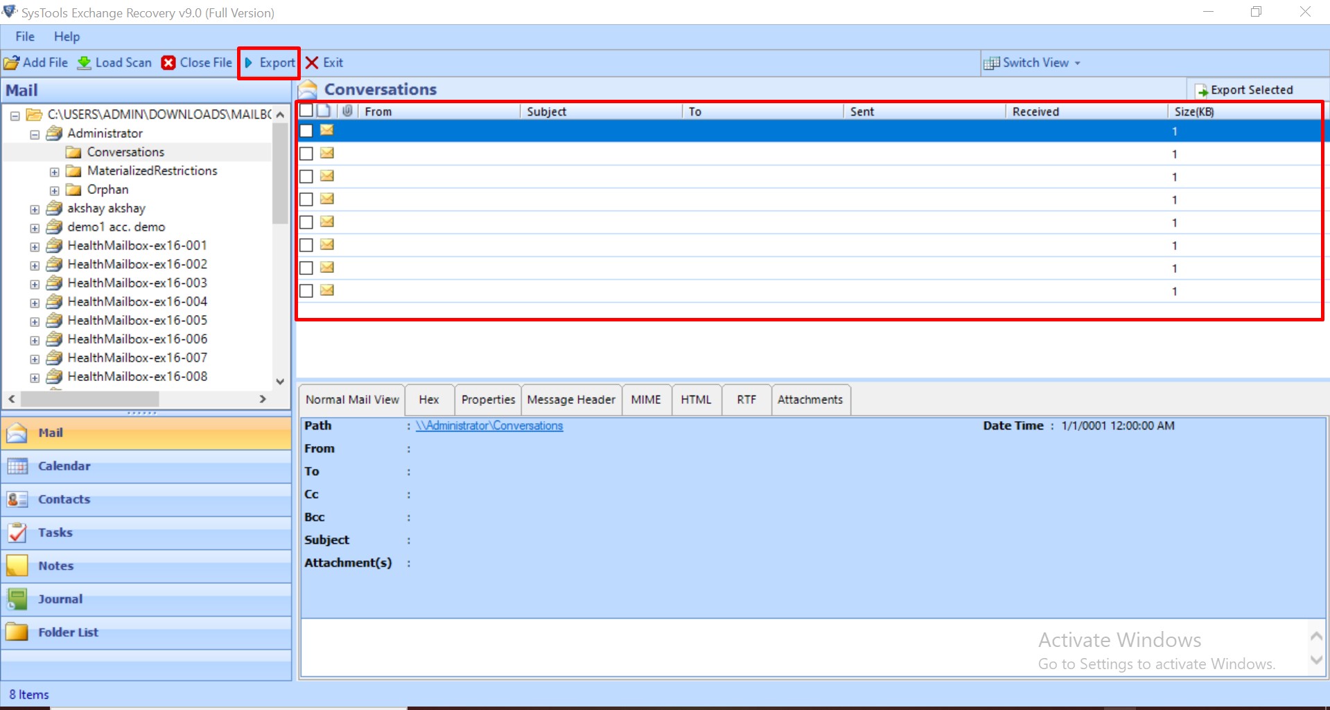 Recover Mailbox From Exchange Database File | Get Solution